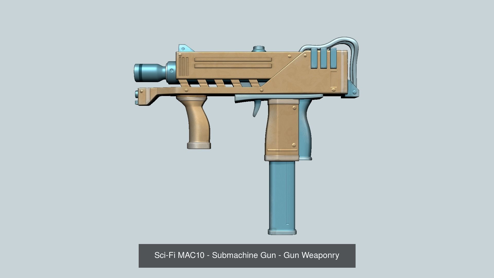 20 Sci-Fi Guns - Weaponry - Rifles Sniper Assault Submachine 3D Model ...