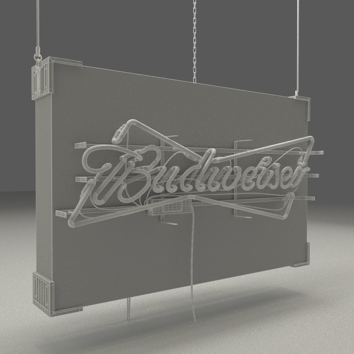 Neon sign 3D model | CGTrader
