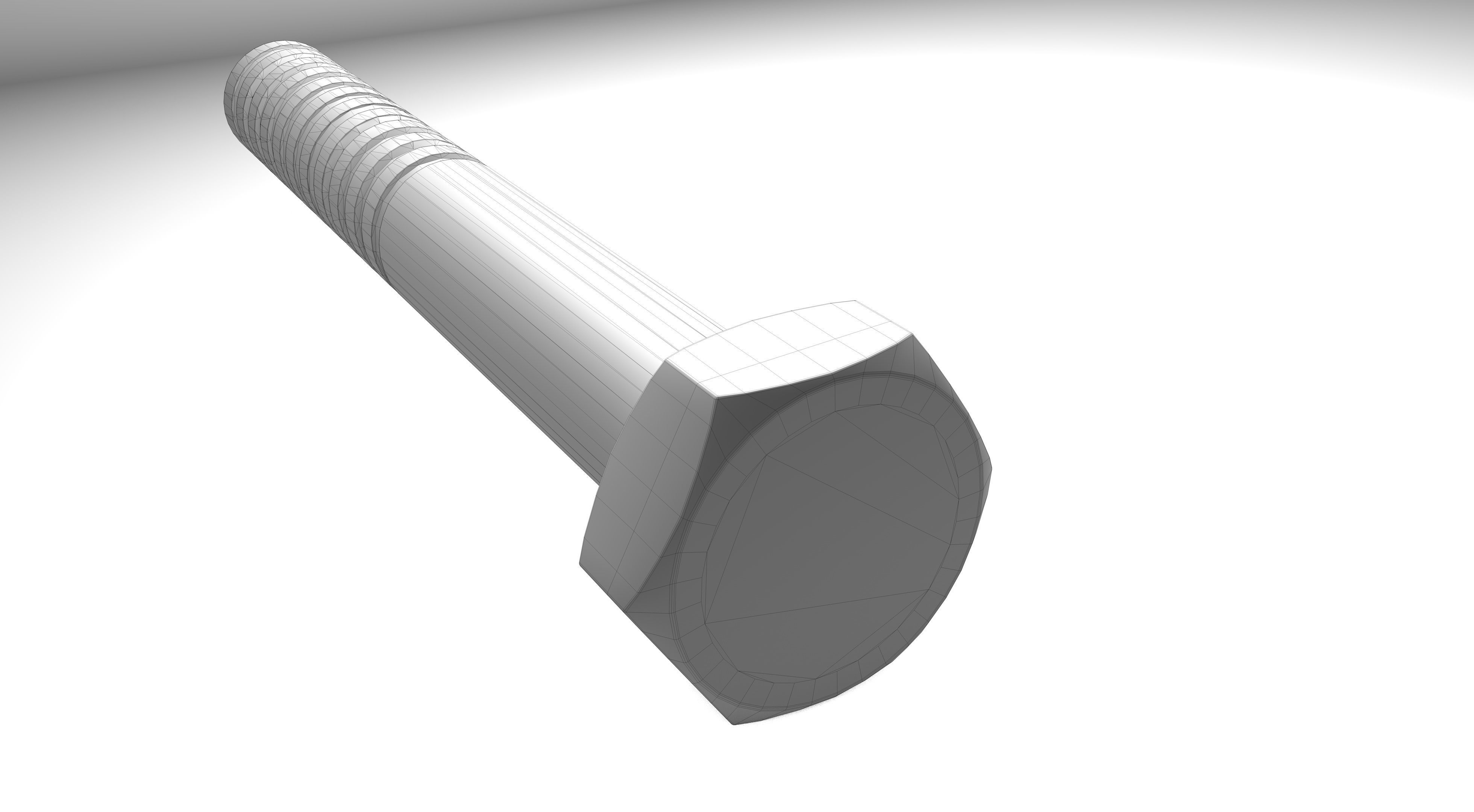 3D model Hex Bolt VR / AR / low-poly | CGTrader