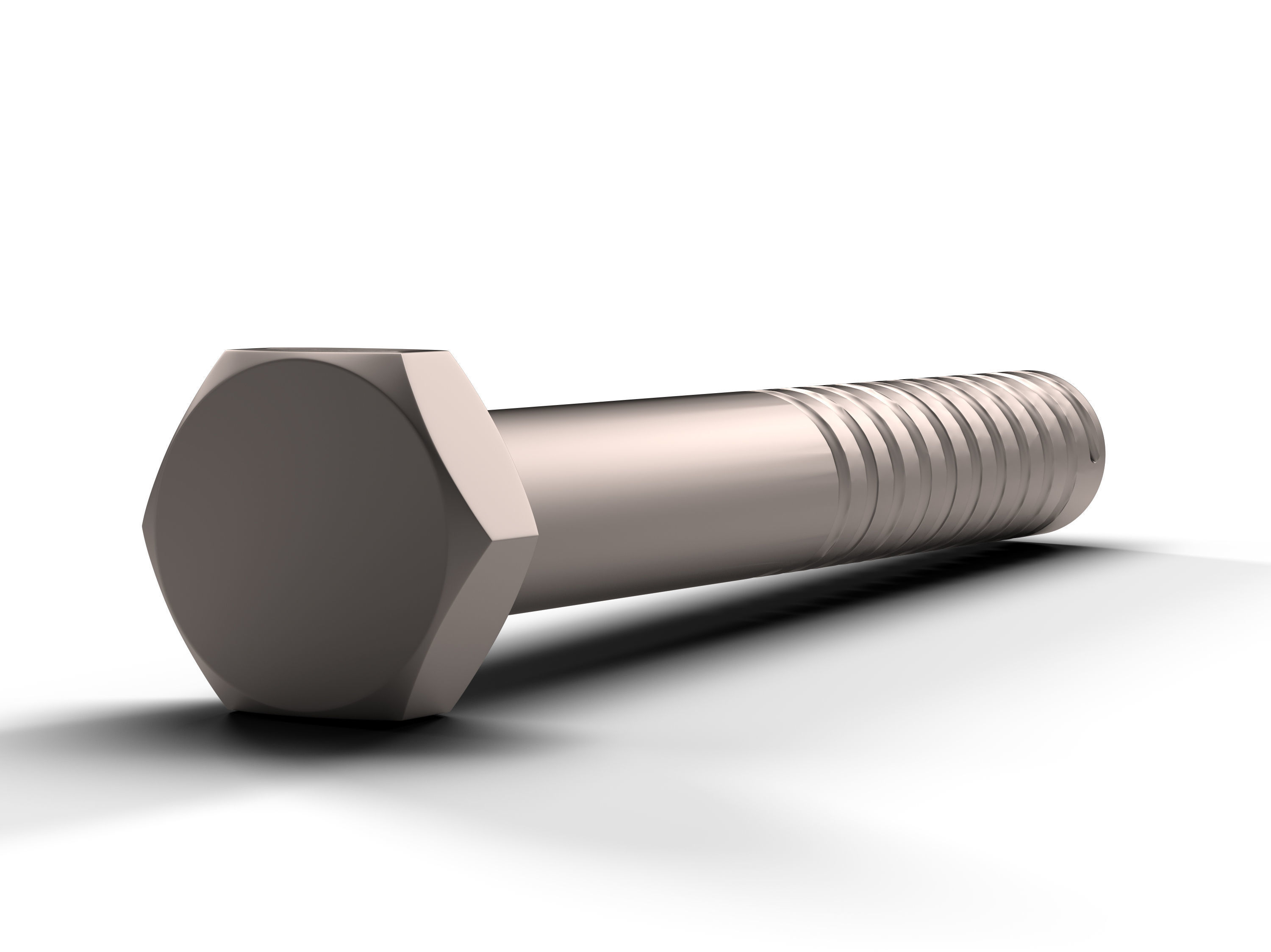 3D model Hex Bolt VR / AR / low-poly | CGTrader