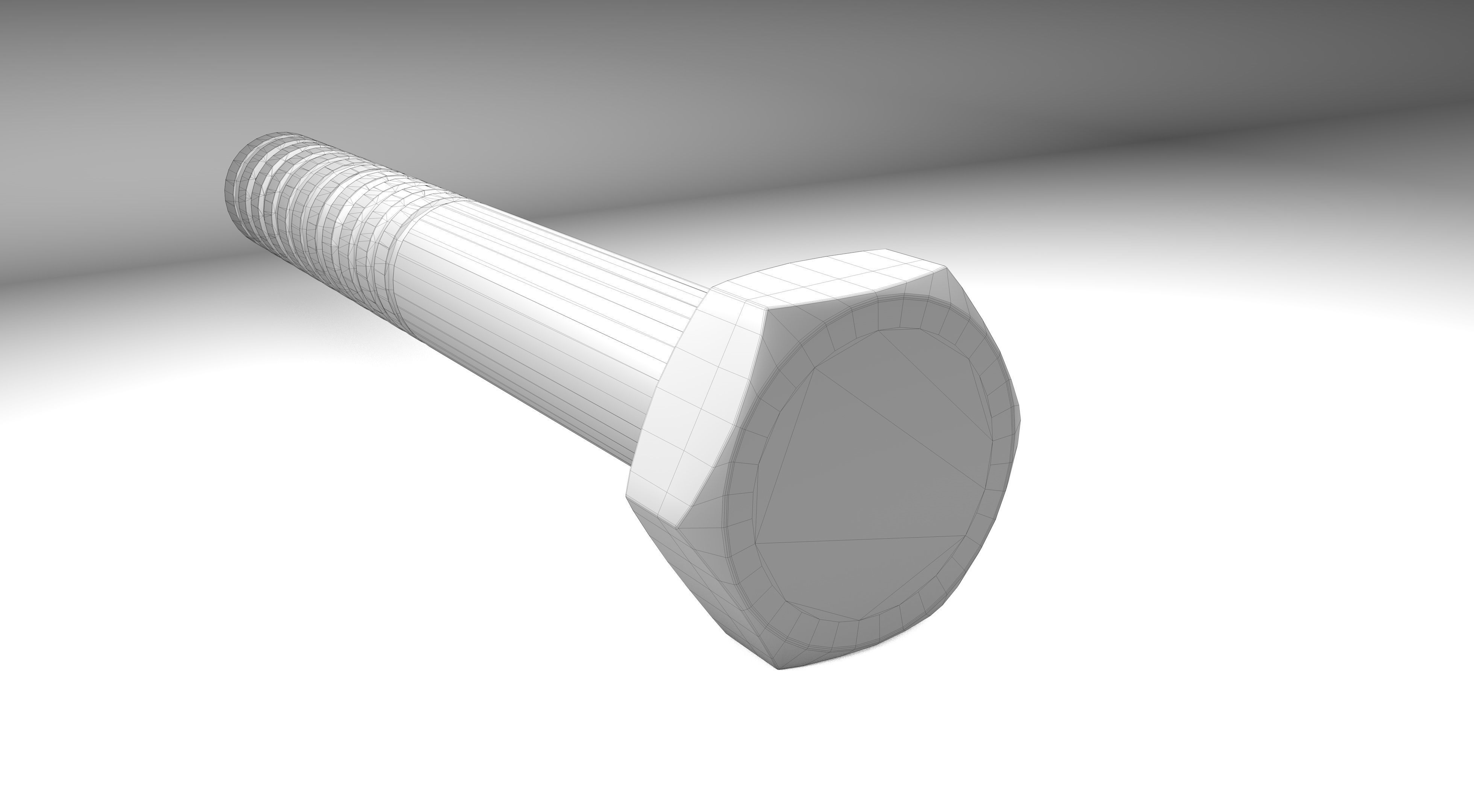 3D model Hex Bolt VR / AR / low-poly | CGTrader