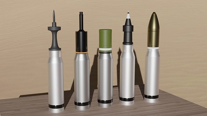 Ultimate NATO Tank Shells Pack 3D model | CGTrader