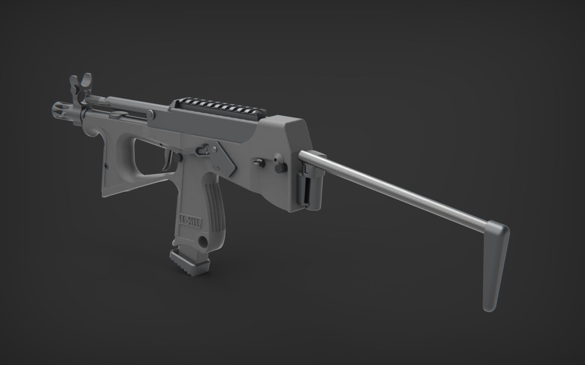 PP-2000 gun 3D model | CGTrader