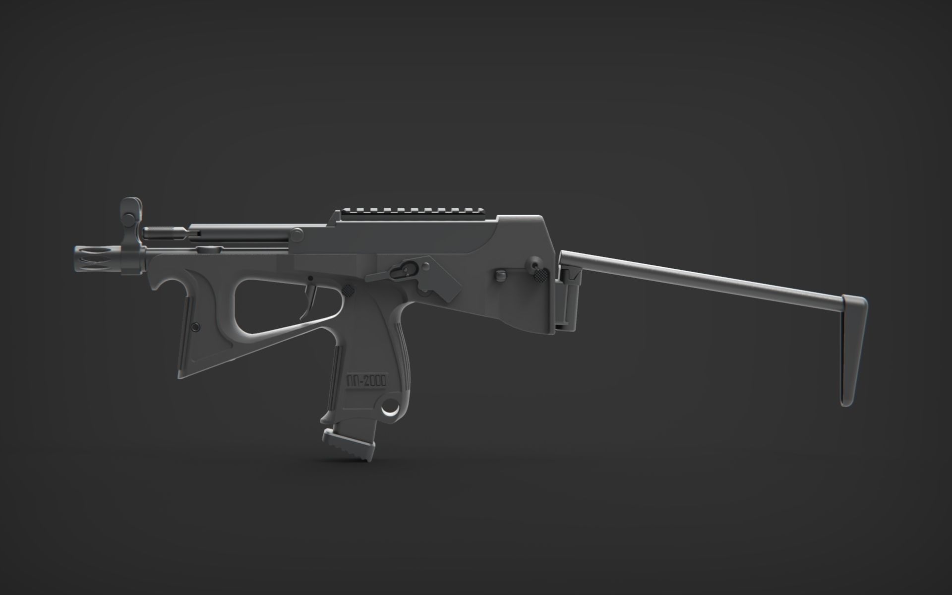 PP-2000 gun 3D model | CGTrader