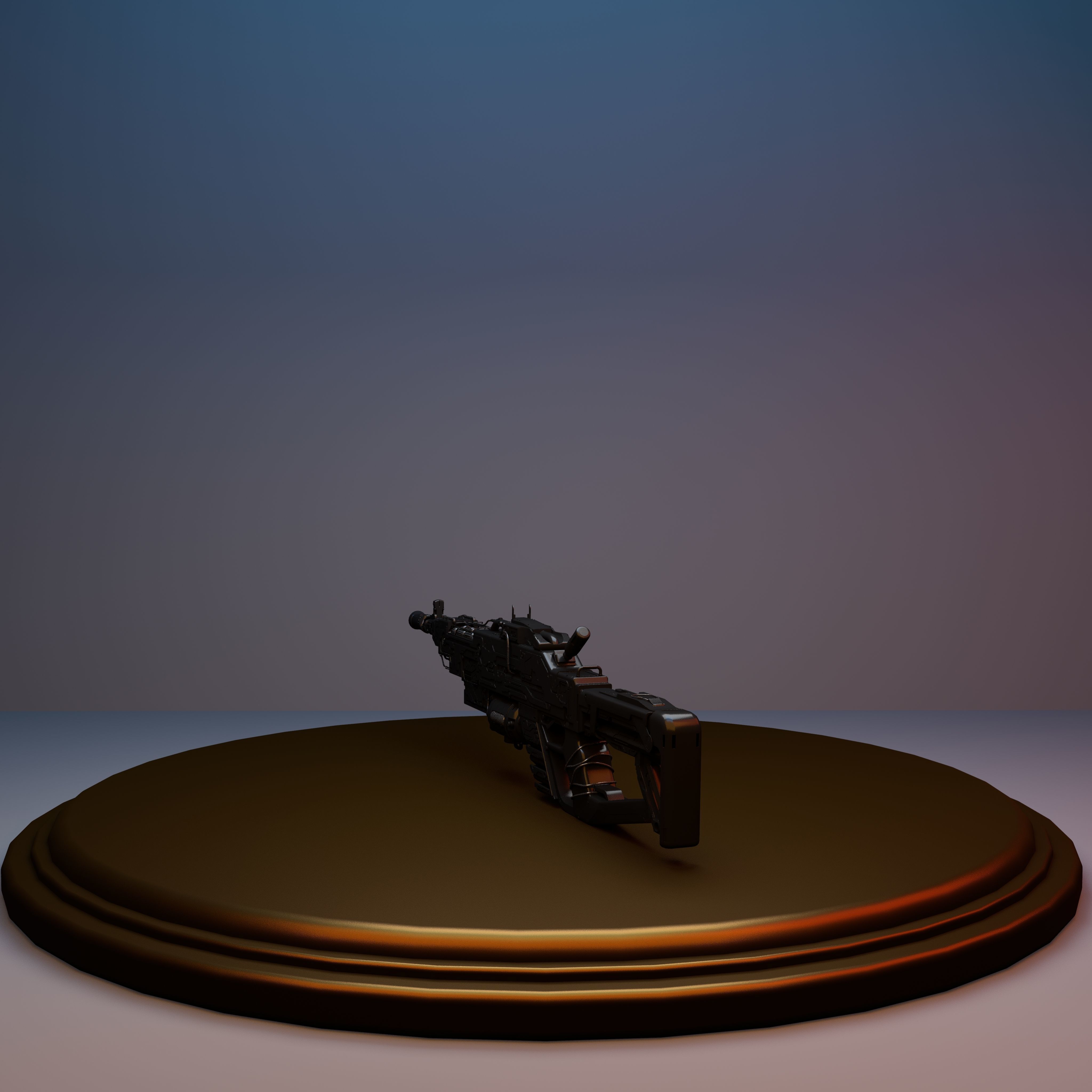 3D model gun fbx obj mb ma model texture VR / AR / low-poly | CGTrader