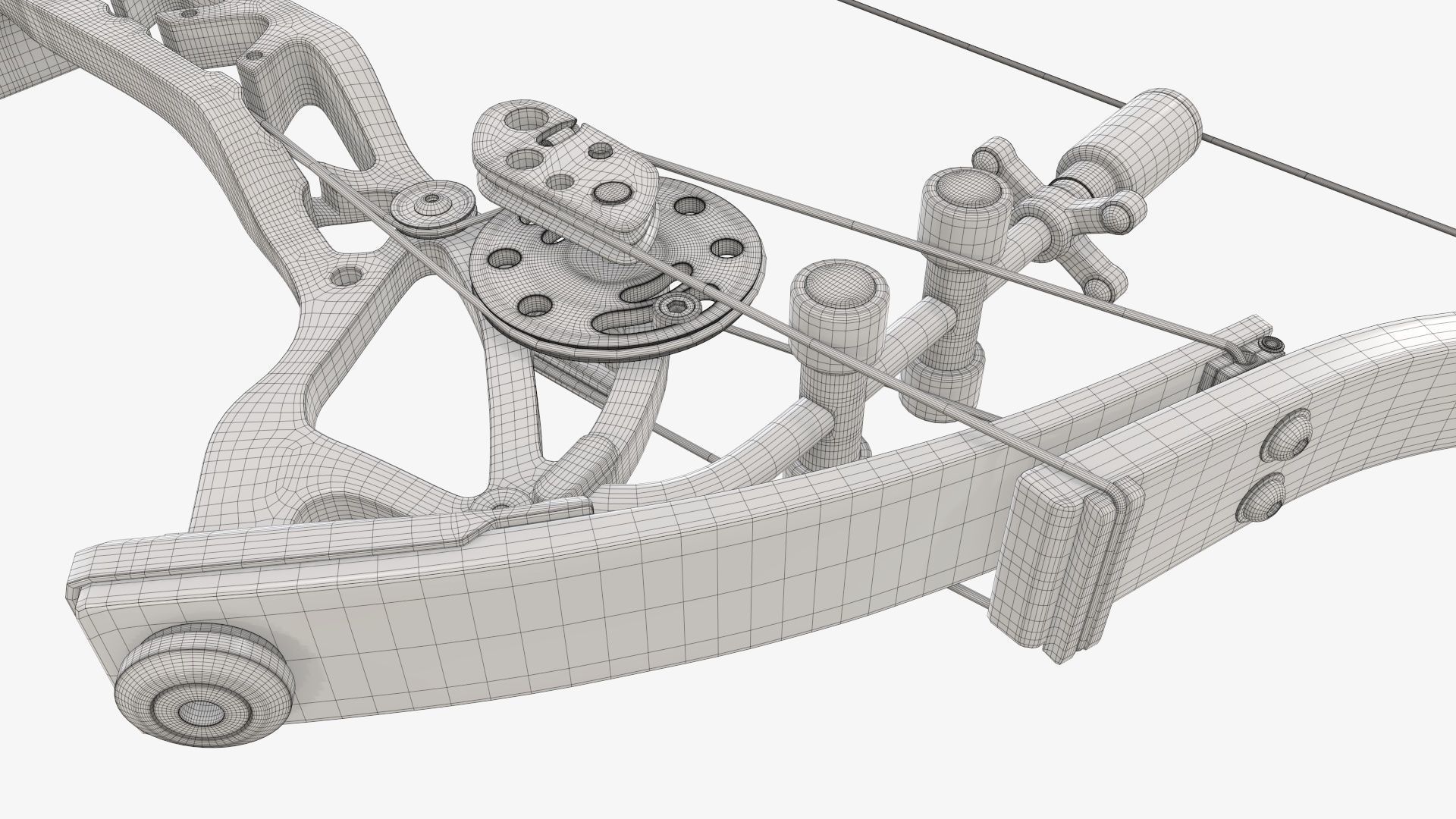 Compound lever action bow 3D model | CGTrader