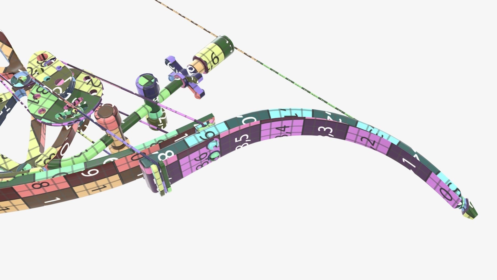 Compound lever action bow 3D model | CGTrader