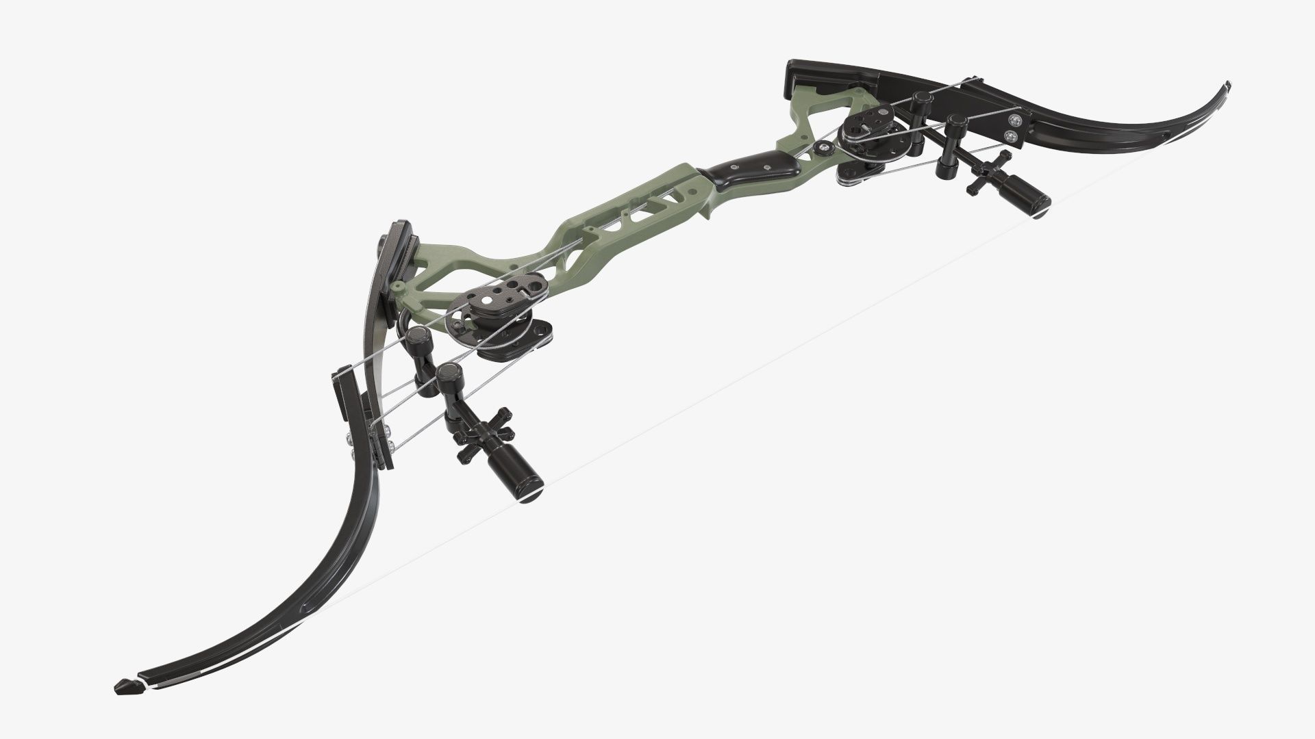 Compound lever action bow 3D model | CGTrader