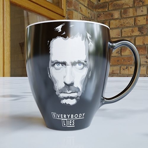 House MD Mug 3D model | CGTrader