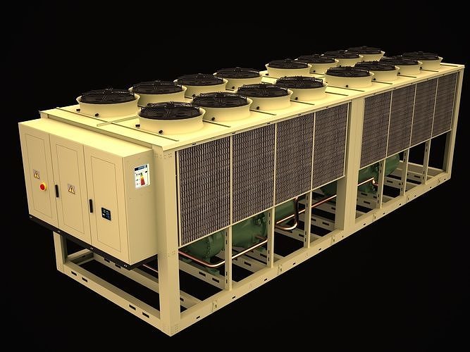 3d chiller air cooling 3D model | CGTrader