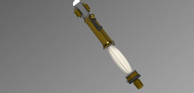 Steampunk Sonic Screwdriver 3D model | CGTrader