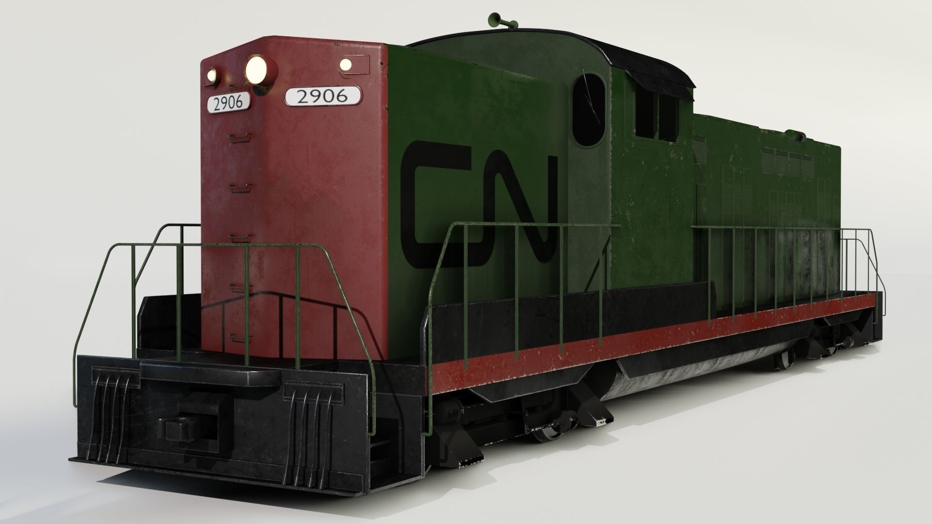 3D model Diesel locomotive 3D model VR / AR / low-poly | CGTrader