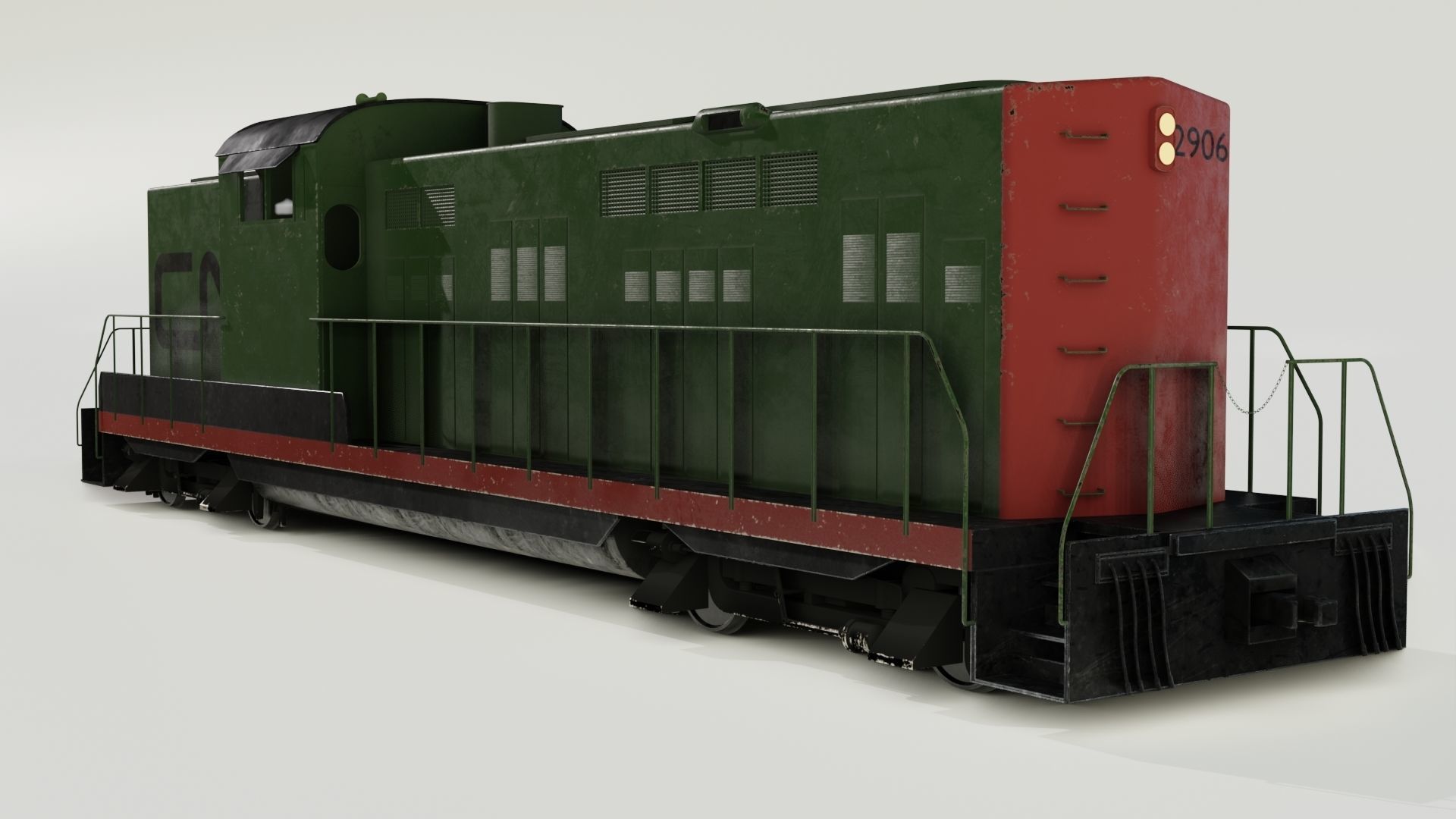 3D model Diesel locomotive 3D model VR / AR / low-poly | CGTrader