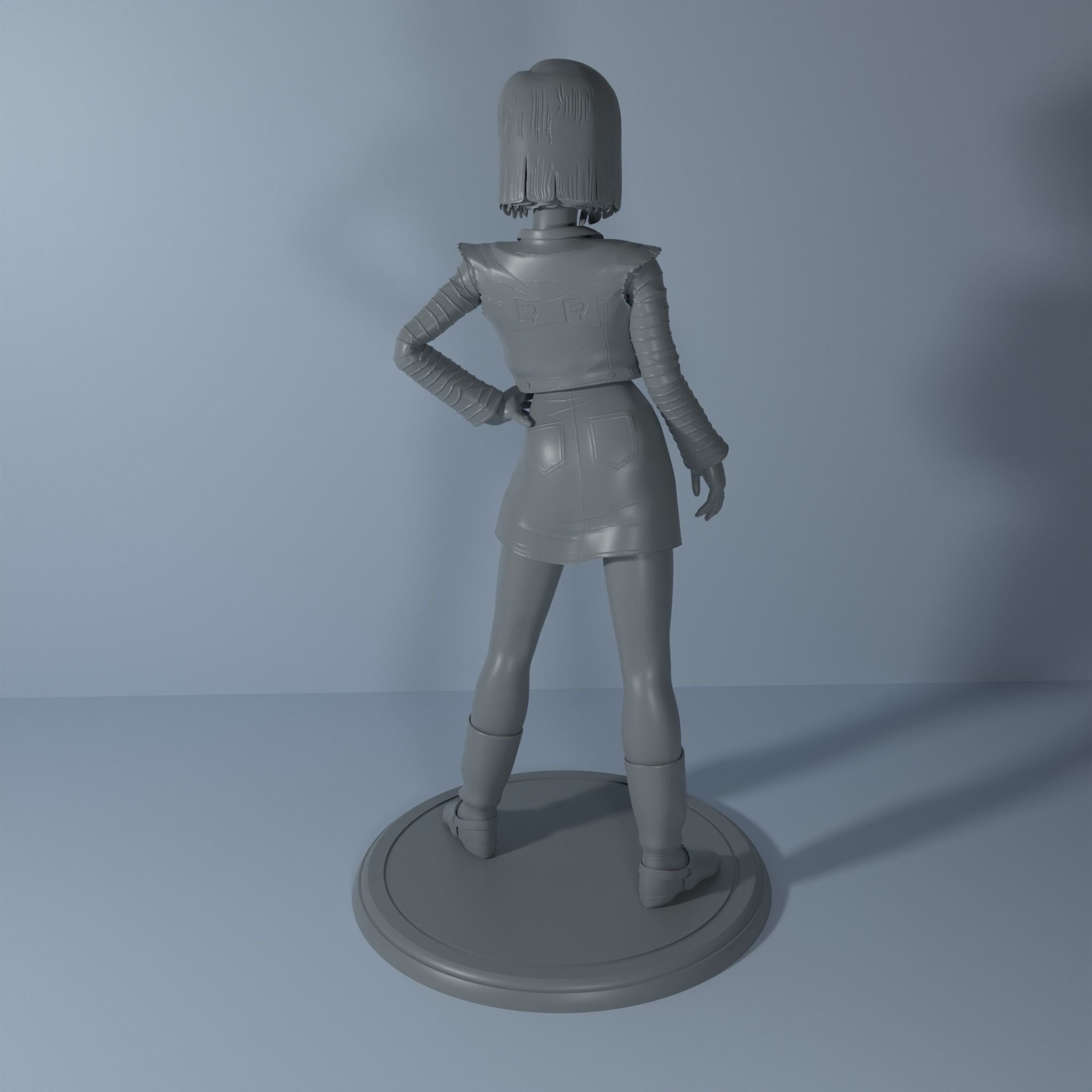 Android 18 3D model 3D printable | CGTrader