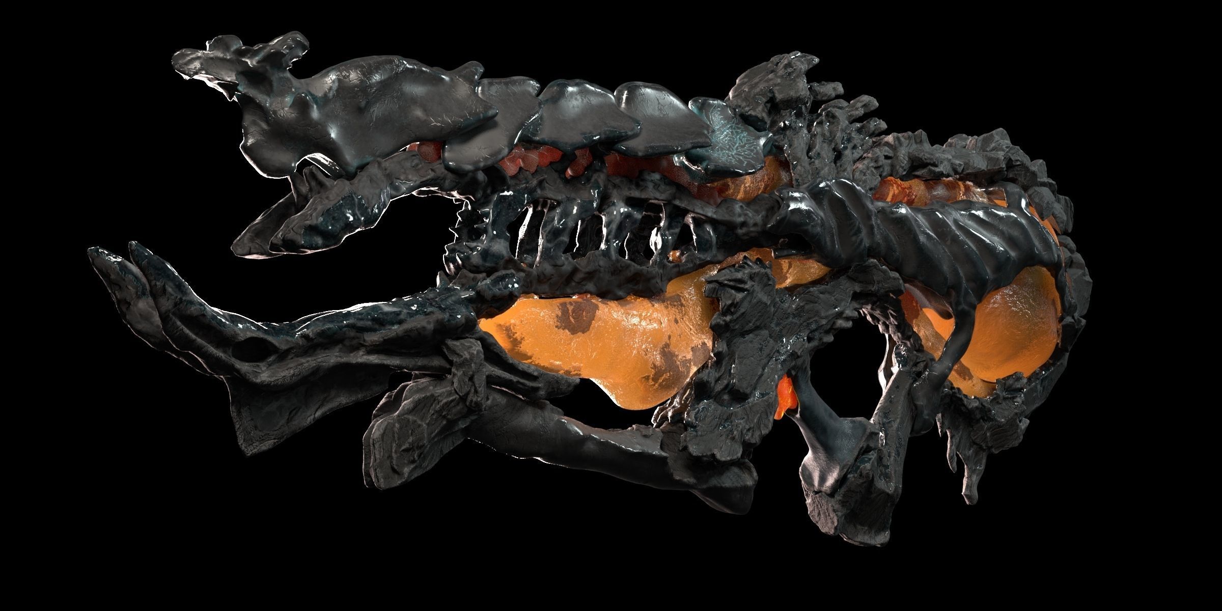 Alien weapons high poly 3D model | CGTrader