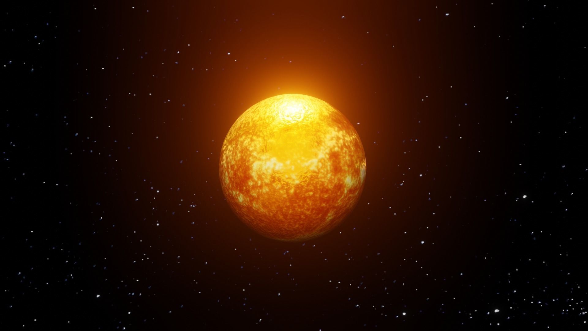 Sun animation in blender 3D model animated | CGTrader