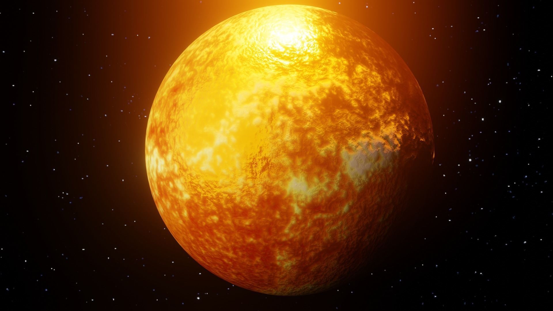 3D model Sun animation in blender | CGTrader