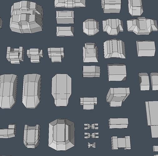 basic shapes set 06 3D model | CGTrader