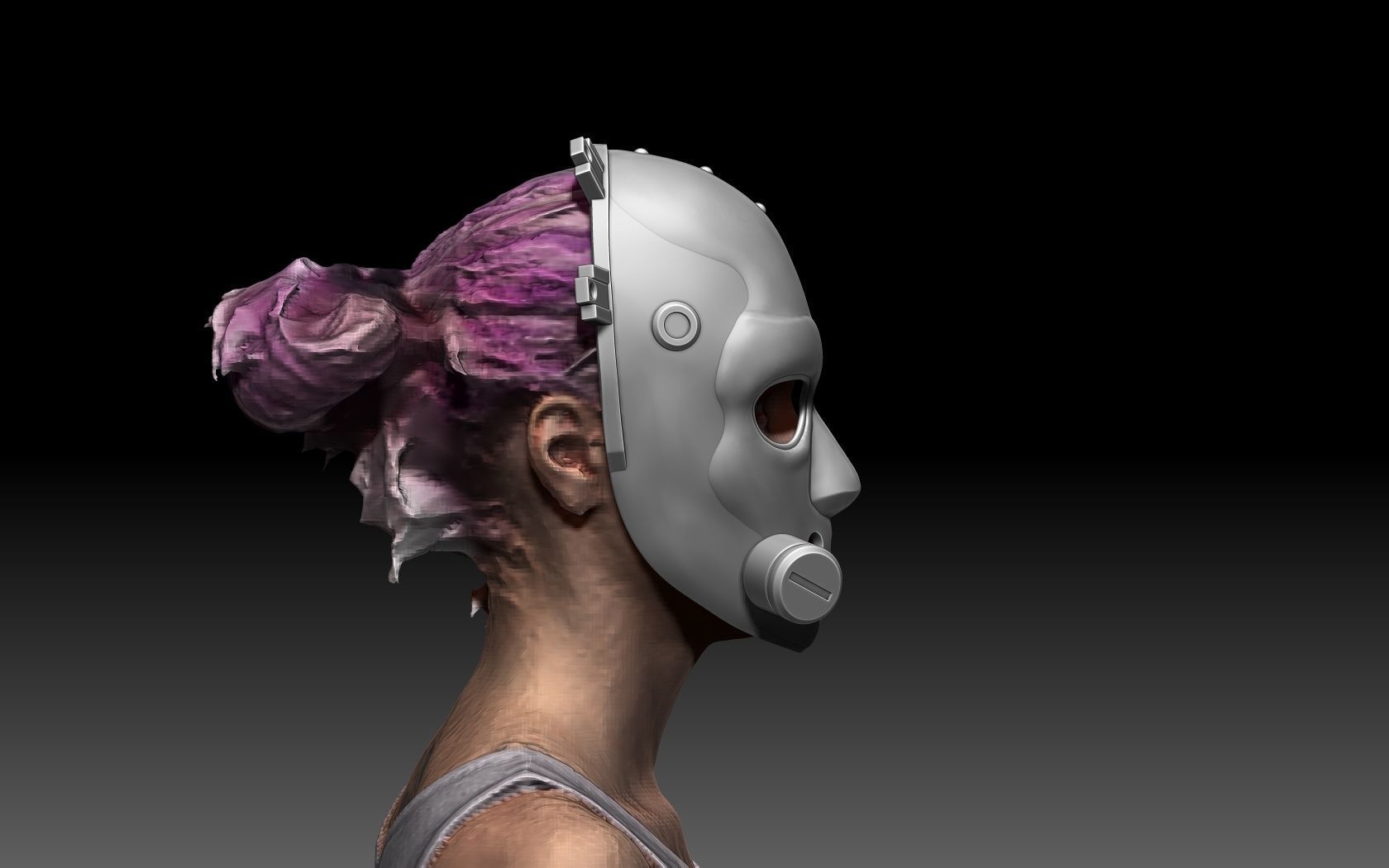 Nikaido Mask Dorohedoro 3D model 3D printable | CGTrader