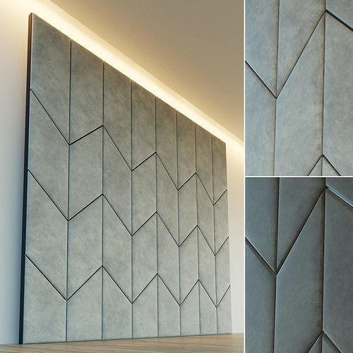 3D model Soft wall panel decorative 11 VR / AR / low-poly | CGTrader