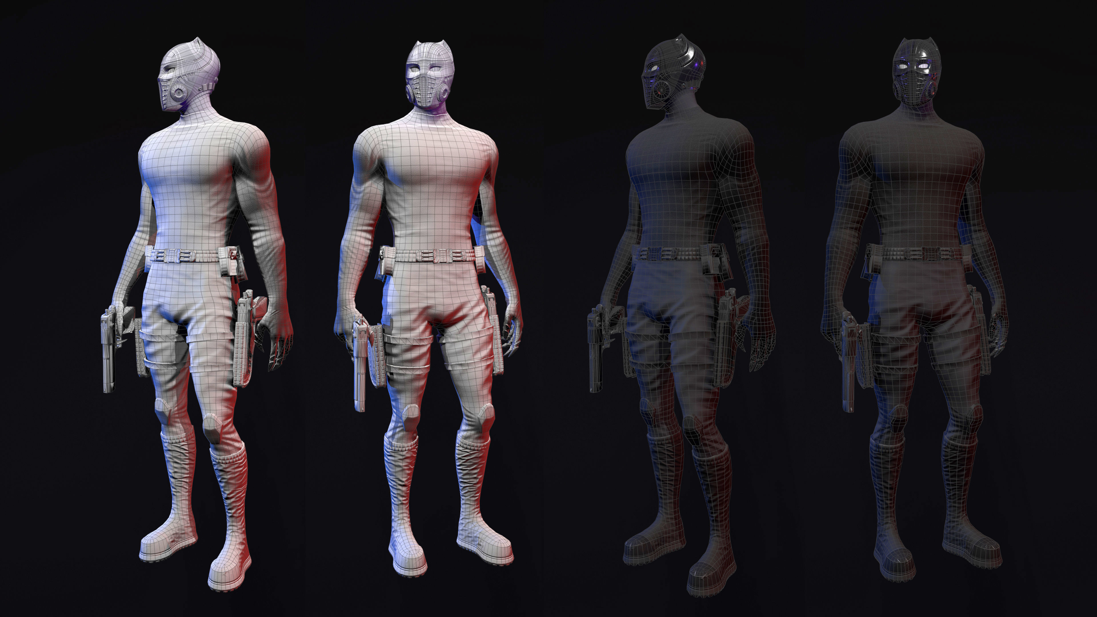 3D model Clawman VR / AR / low-poly rigged | CGTrader