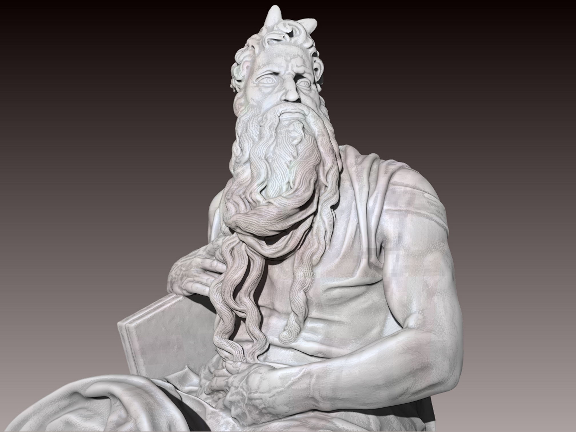 Mose by Michelangelo 3D model 3D model 3D printable | CGTrader