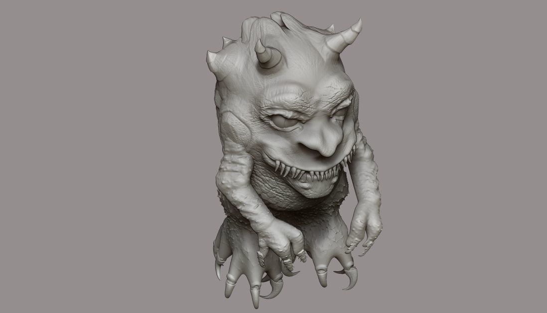 creature demon monster 3D model | CGTrader