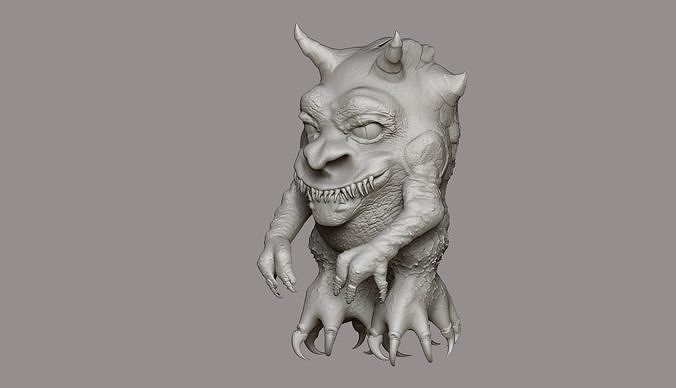 creature demon monster 3D model | CGTrader