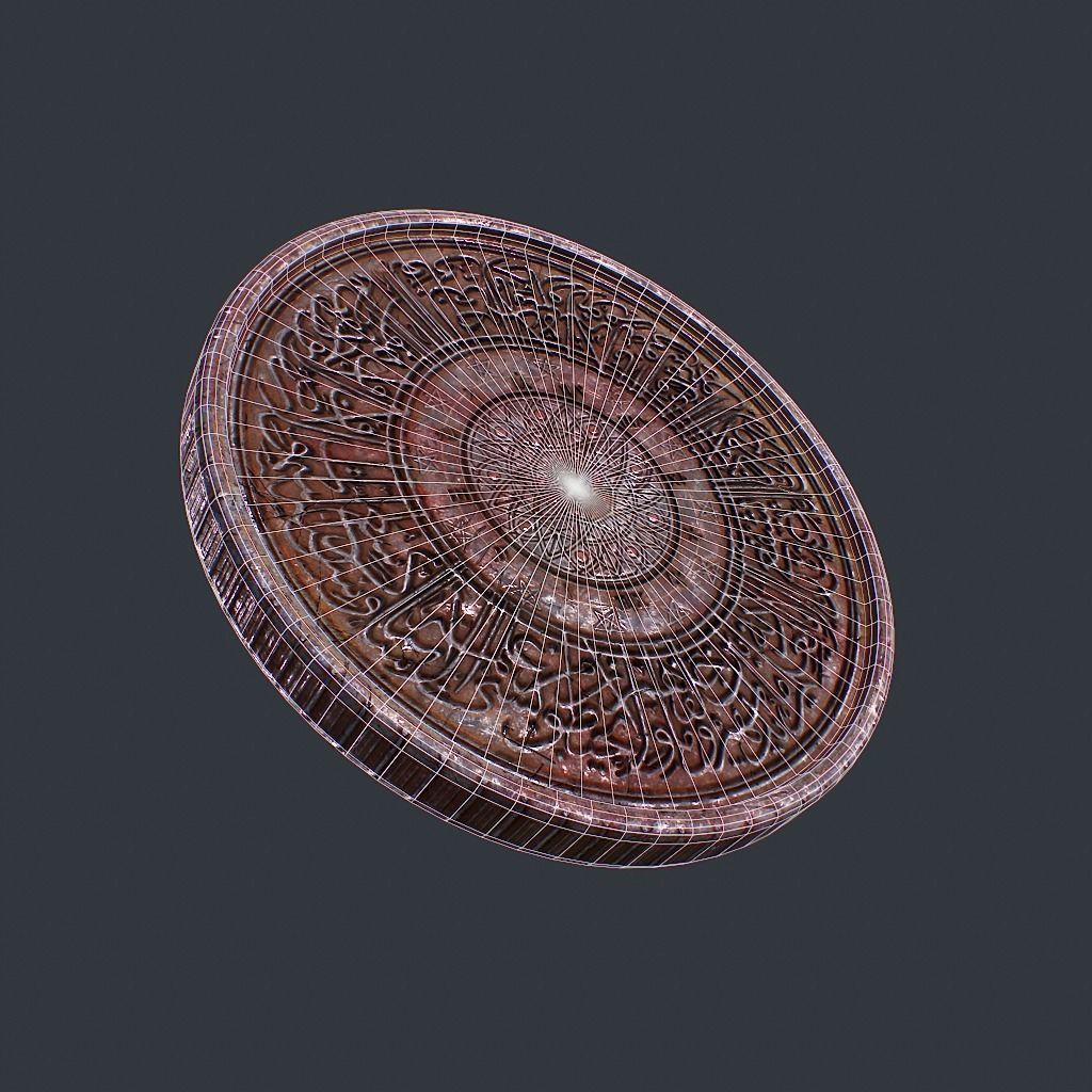 3D model Old Medallion VR / AR / low-poly | CGTrader