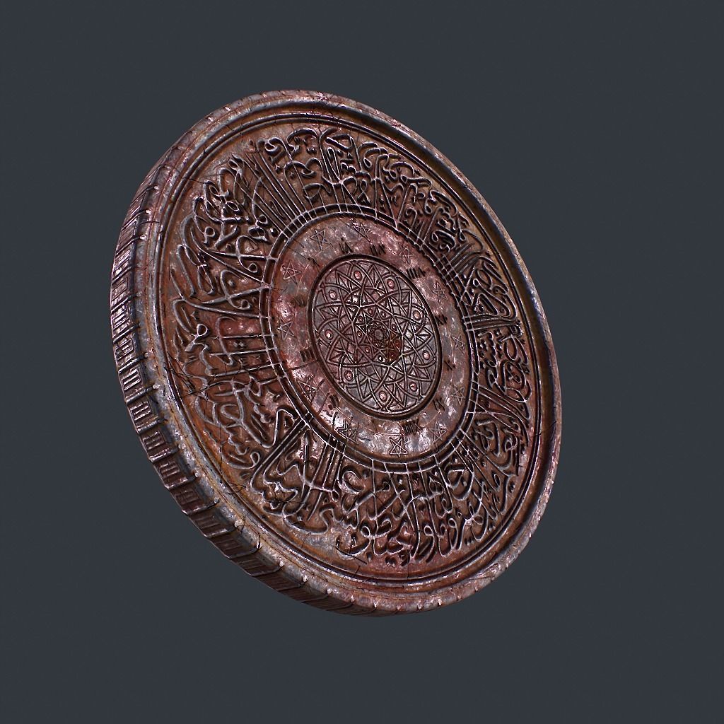 3D model Old Medallion VR / AR / low-poly | CGTrader