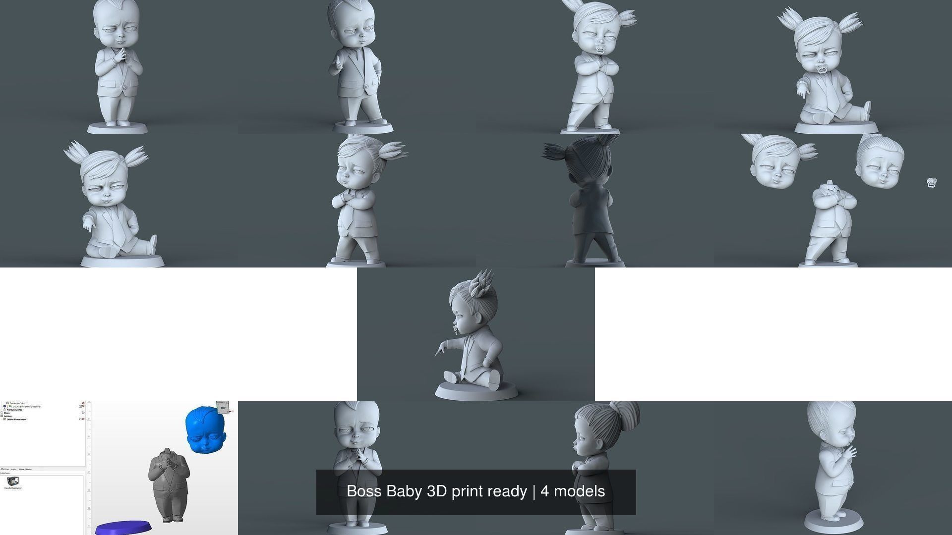 Boss Baby 3D print ready 3D Model Collection | CGTrader