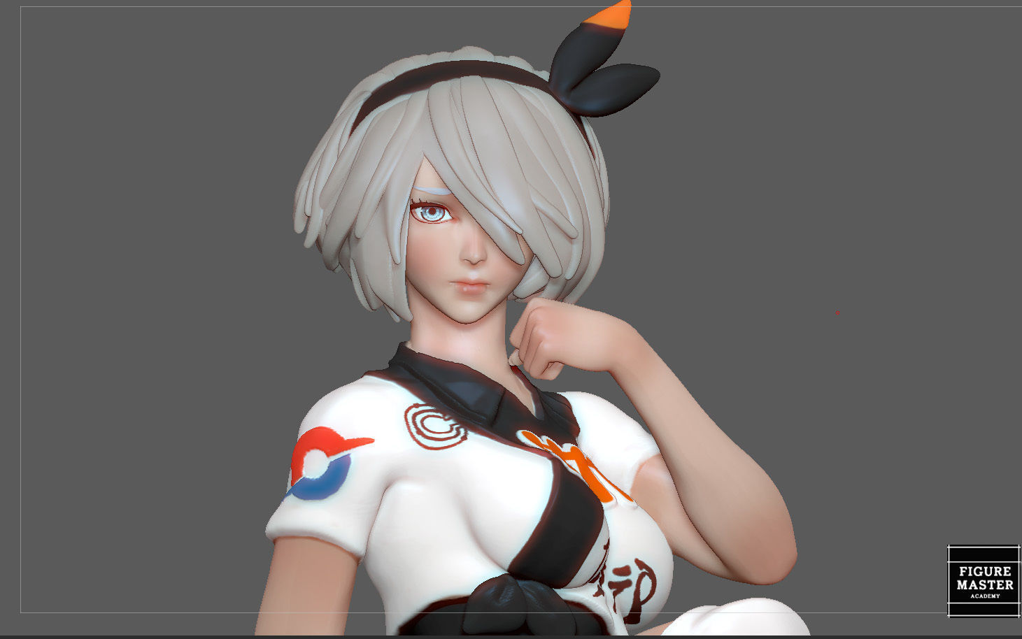 BEA POKEMON TRAINER CUTE GIRL HITMONLEE ANIME CHARACTER 3D model 3D ...