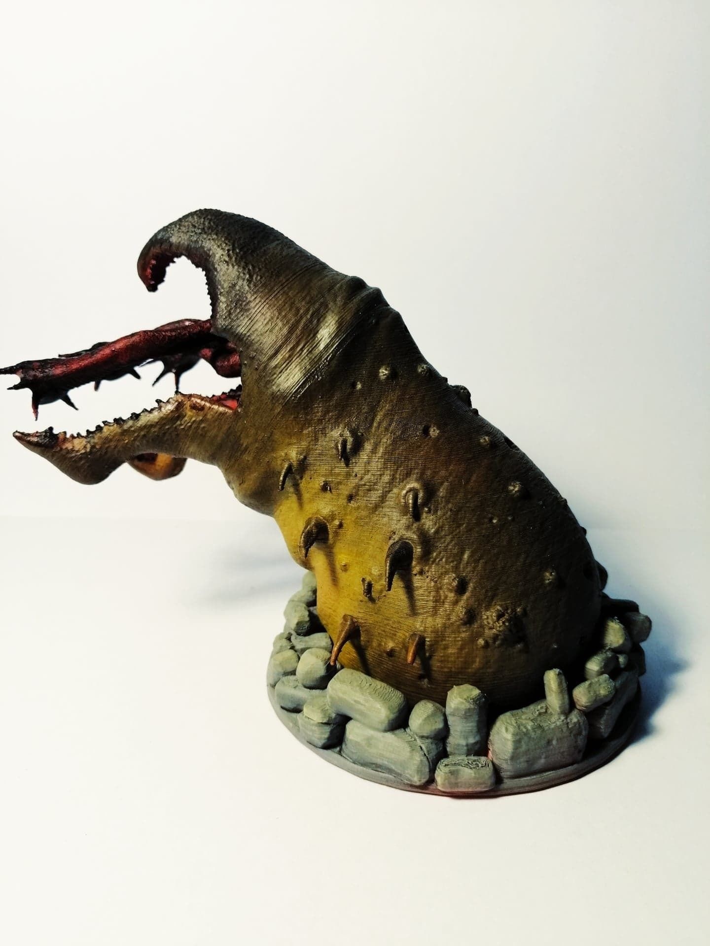 TREMORS Graboid Statue - - 3D Print Model FanMade STL Figurine 3D model ...