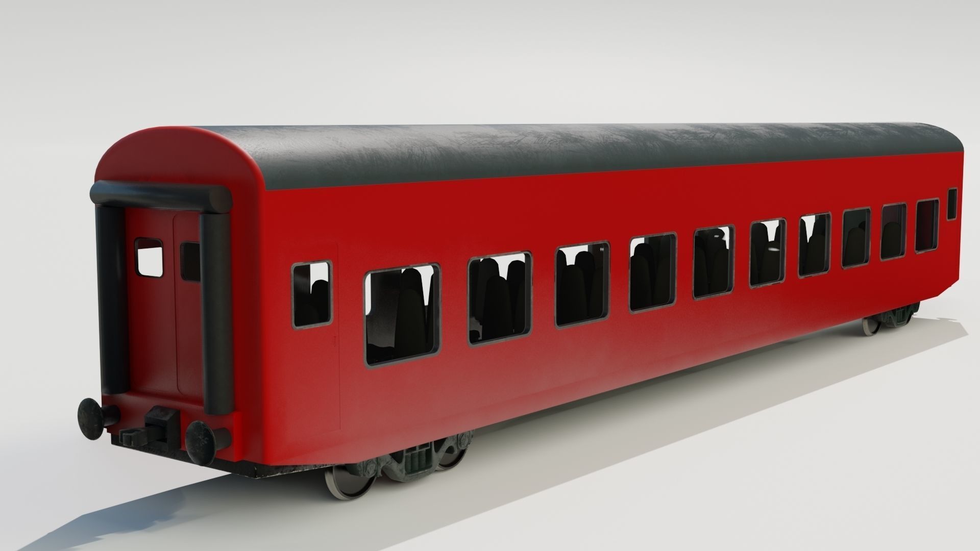 3D model Wagon 3D model train car VR / AR / low-poly | CGTrader
