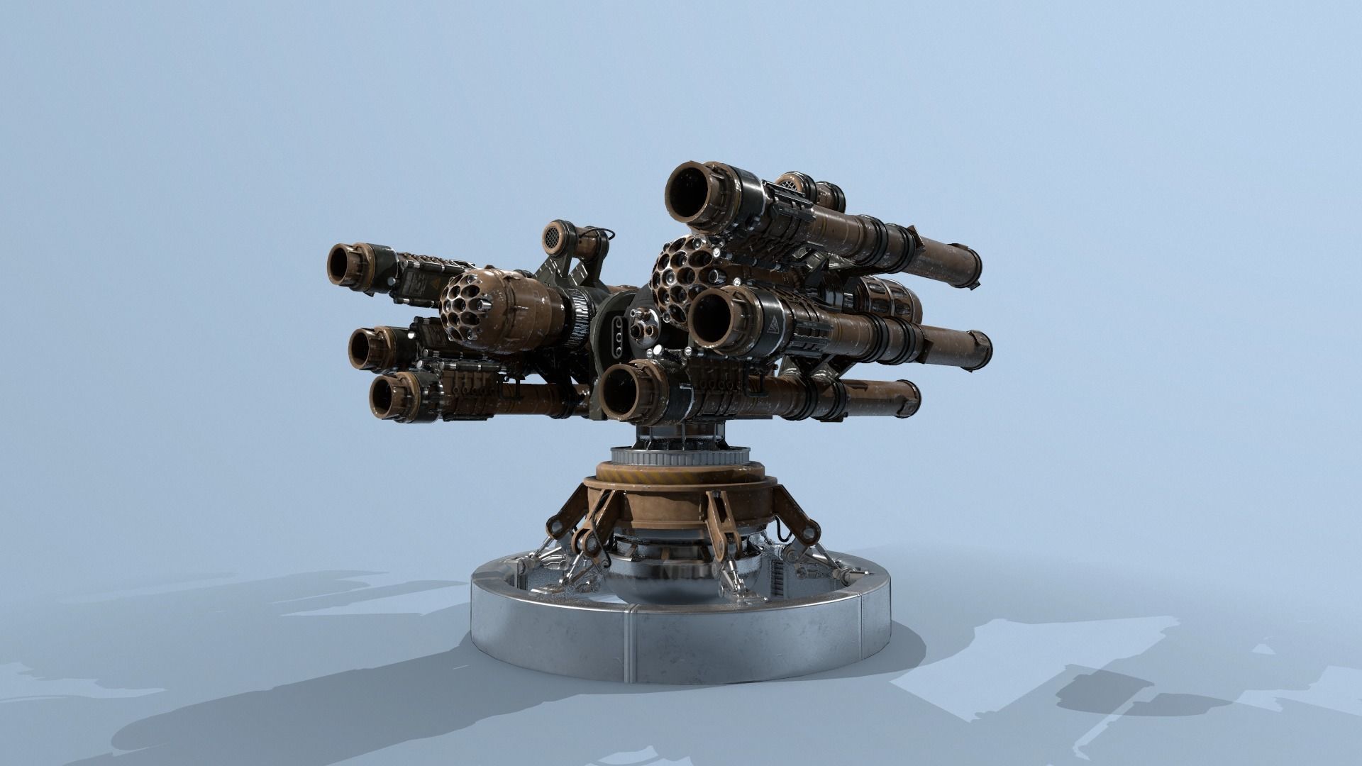 3D model Missile launcher VR / AR / low-poly | CGTrader