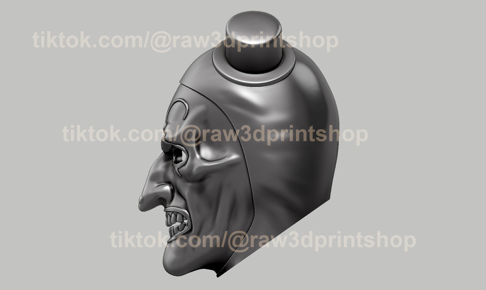 Terrifier 2 Mask 3D Print Model 3D model 3D printable | CGTrader