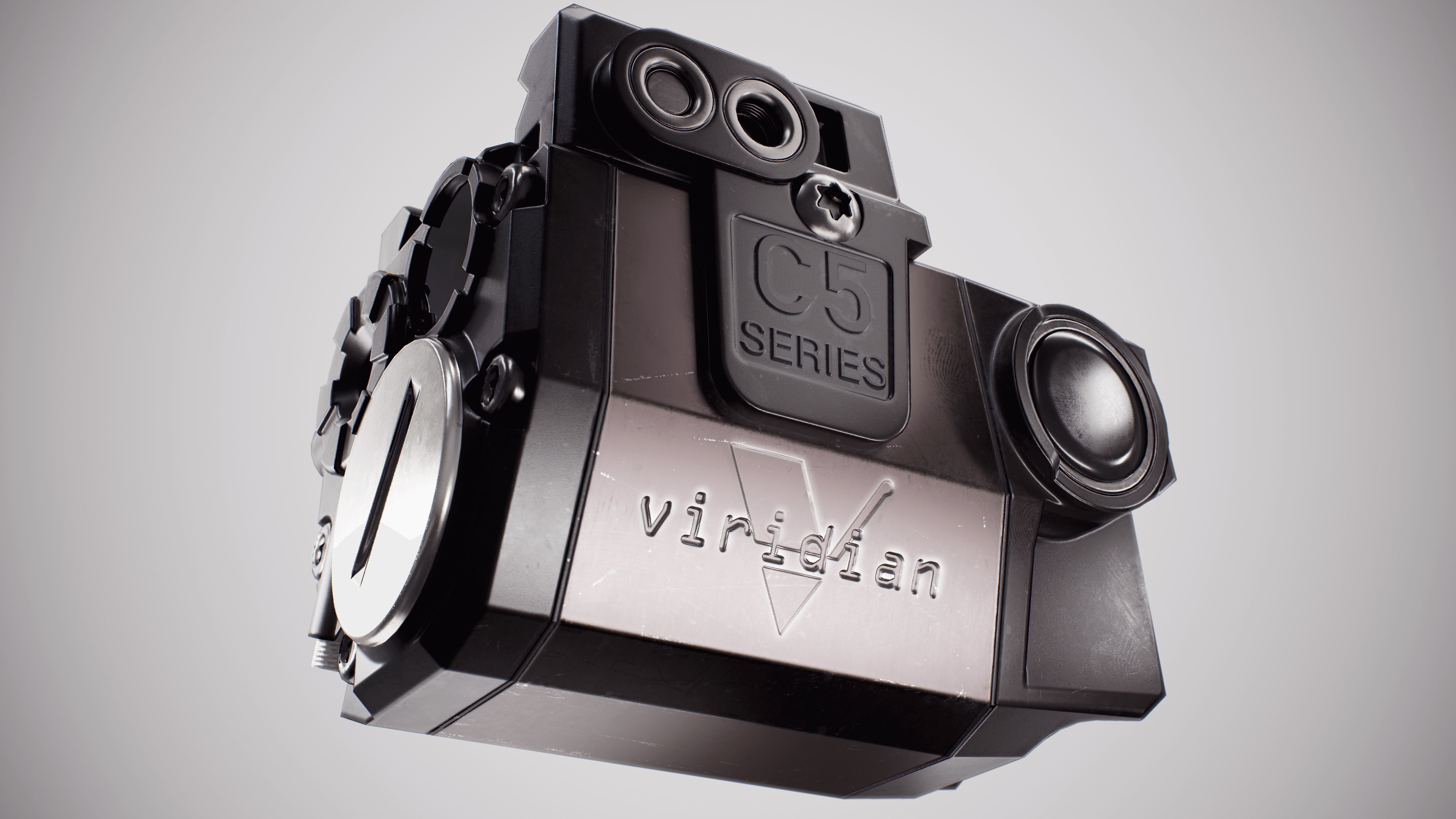 3D model Viridian C5L Universal Green Laser Sight and Tac Light VR / AR ...