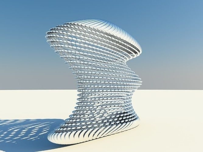 Modern Sculpture 3D model | CGTrader