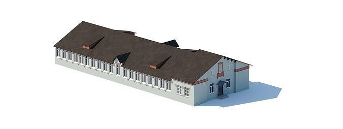 Shop building model 3D model | CGTrader