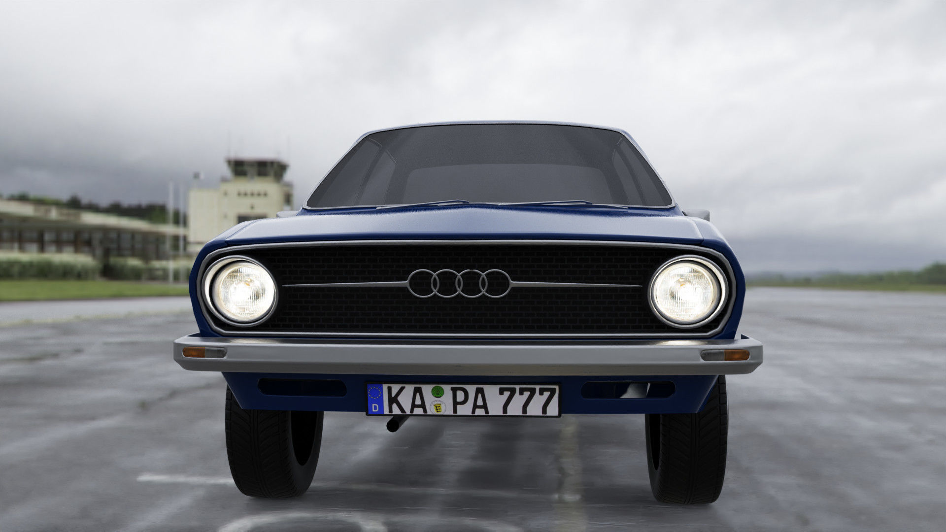 audi s80 1977 3D model | CGTrader