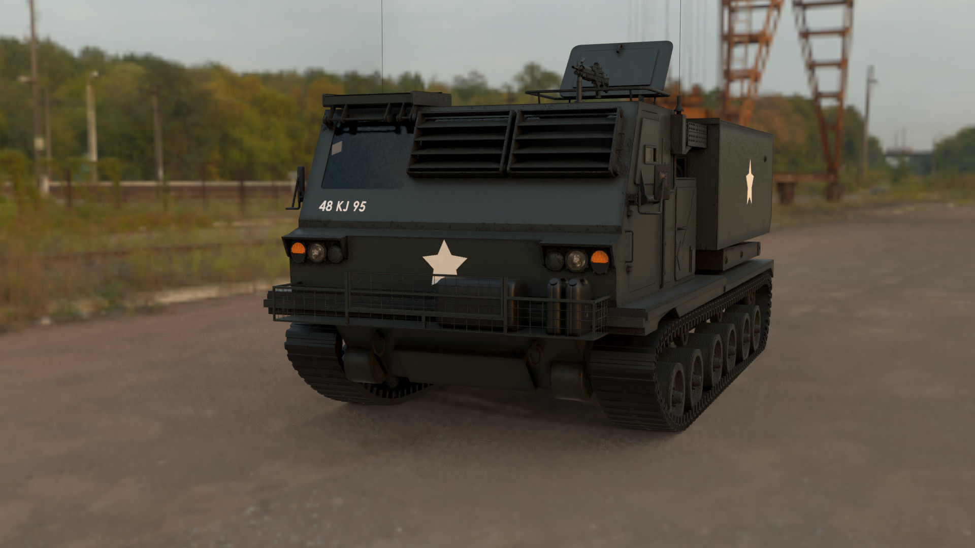 mrls rocket artillery 3D model | CGTrader