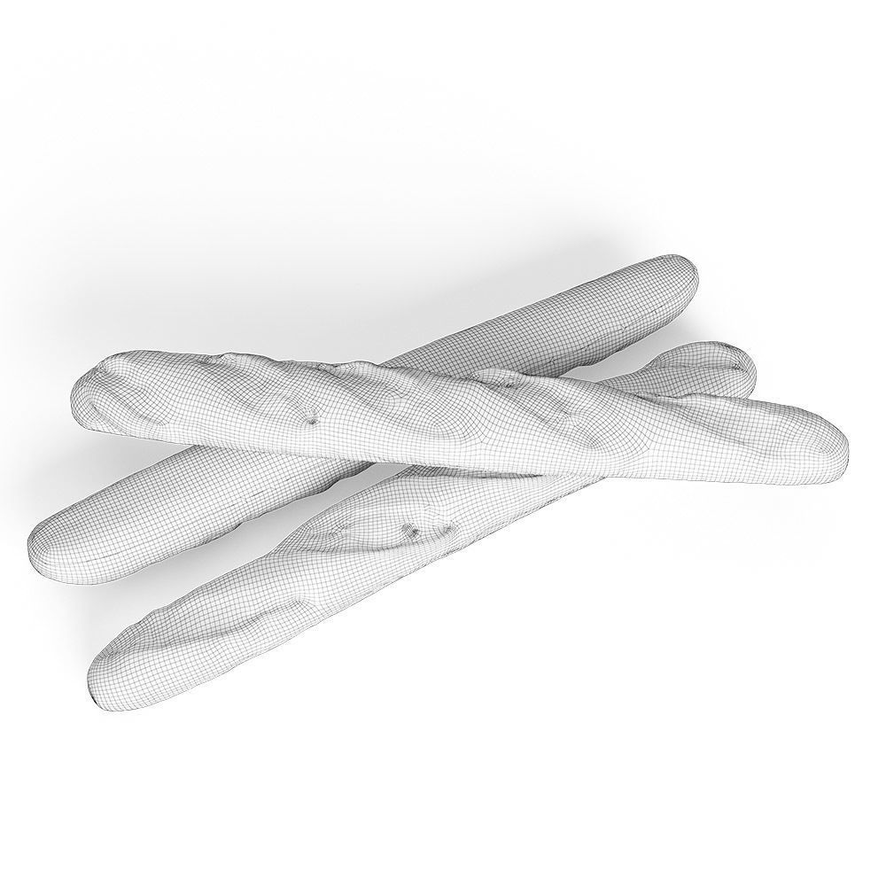 French Bread 3D model | CGTrader