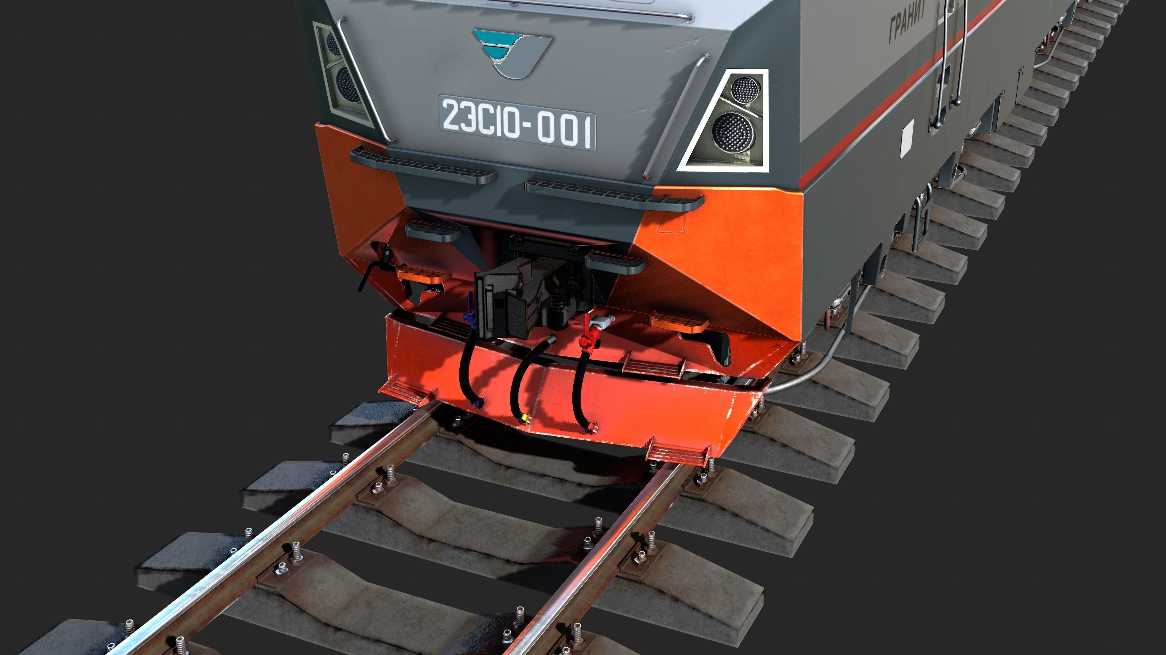 3D model 2ES10 Granite VR / AR / low-poly | CGTrader