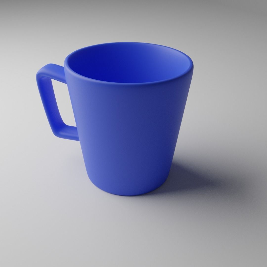 Cup Blue 3d models free 3D model | CGTrader