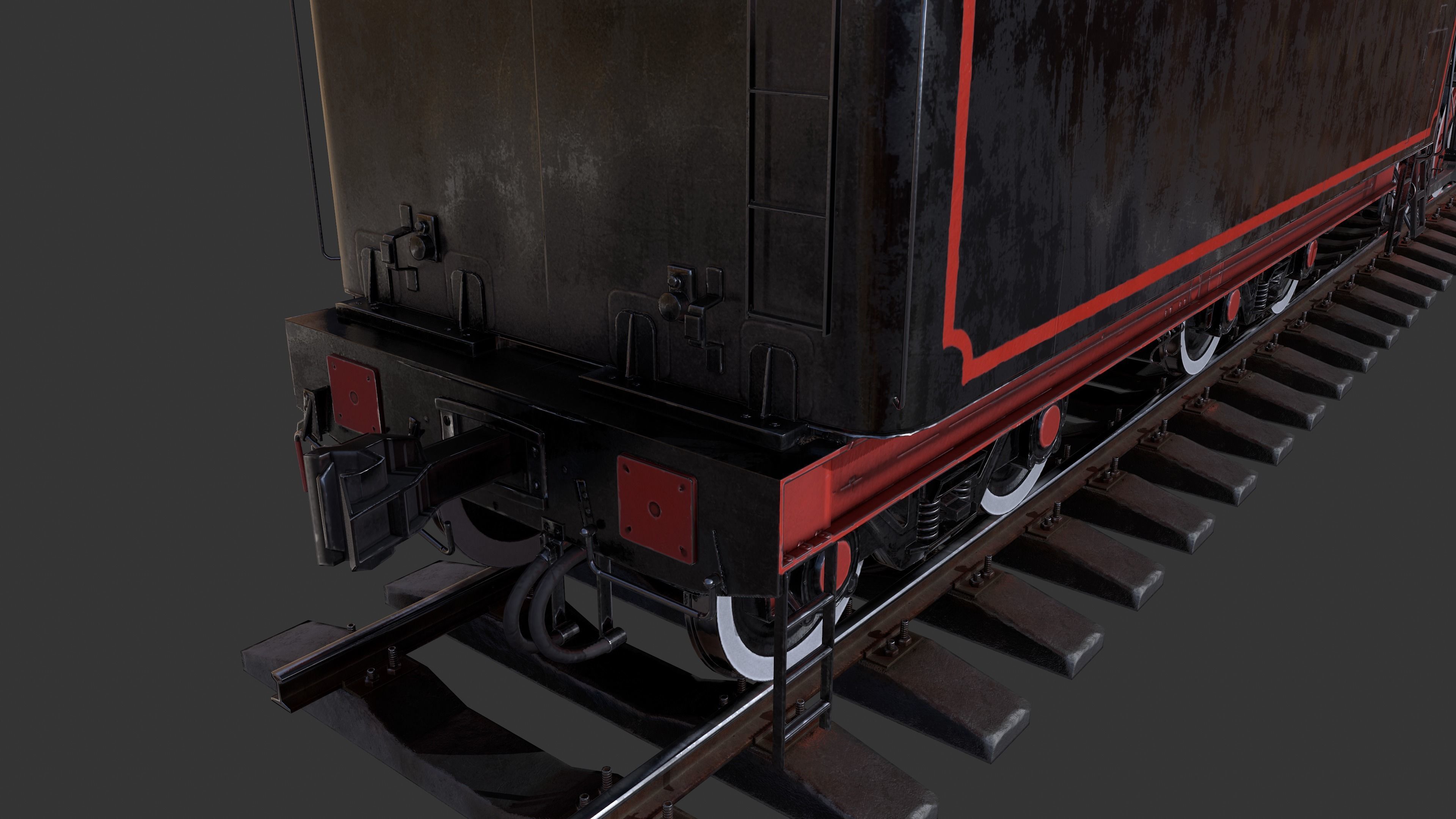 3D model Soviet locomotive class L VR / AR / low-poly | CGTrader