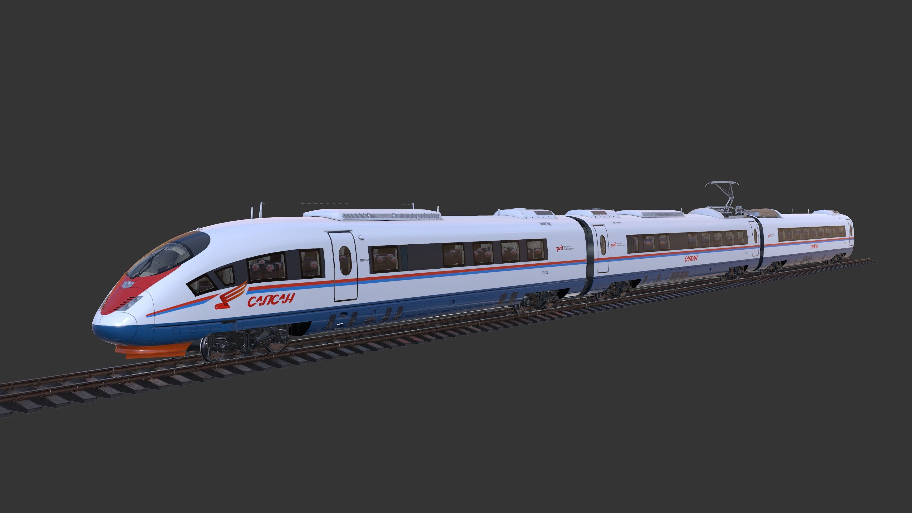 3D model EVS1 EVS2 Sapsan VR / AR / low-poly | CGTrader