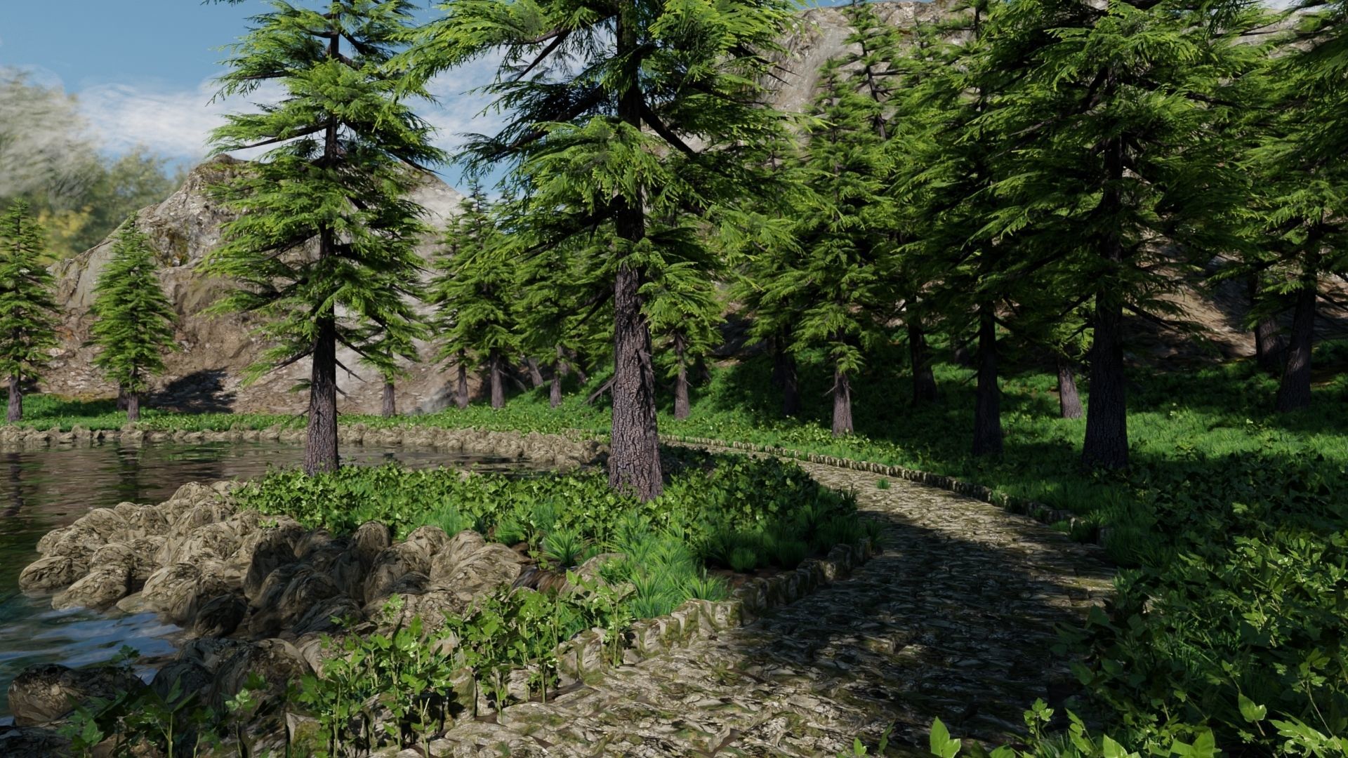 Park Pound Scene 3D model | CGTrader