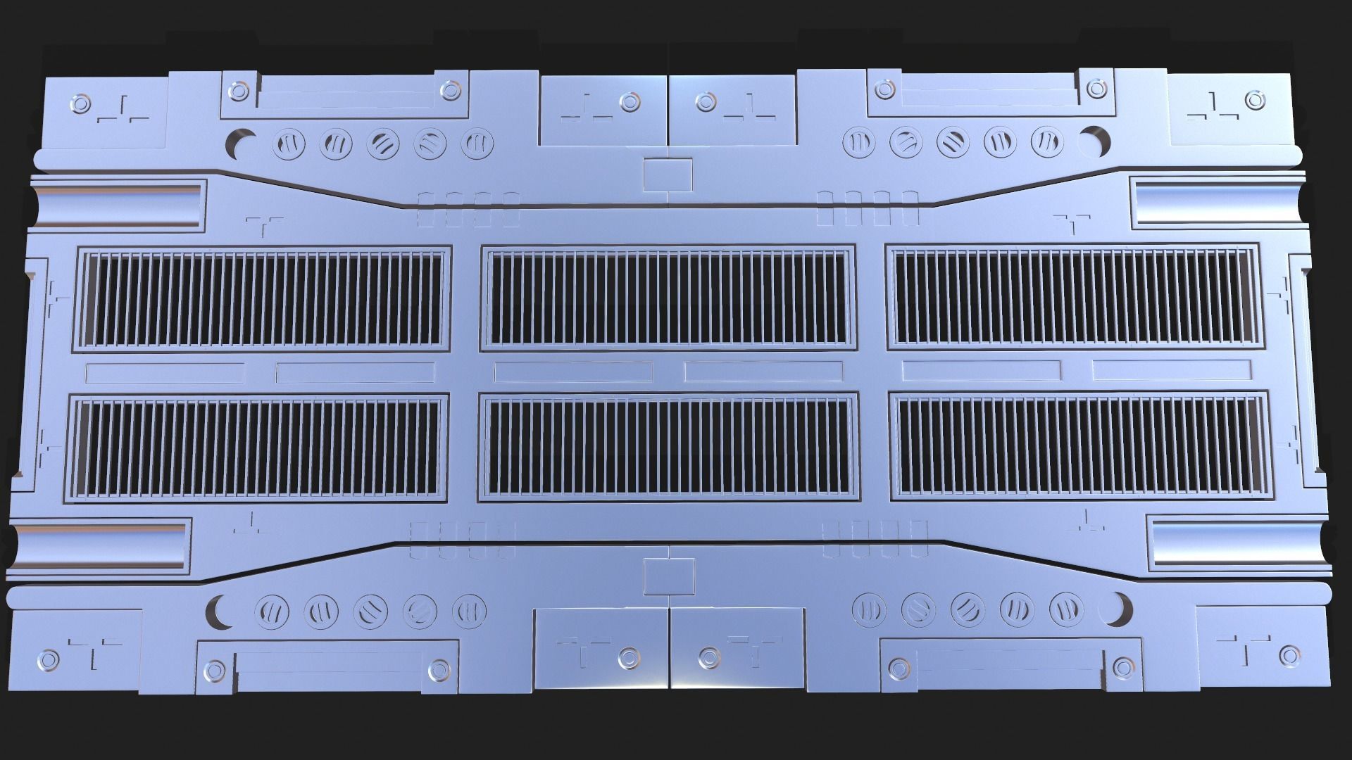 Sci-Fi Tile 3D model | CGTrader