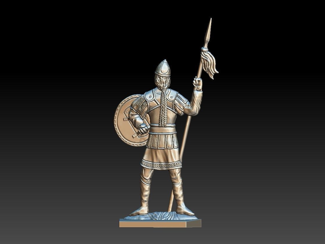 Polovtsian spearman 2 3D model 3D printable | CGTrader