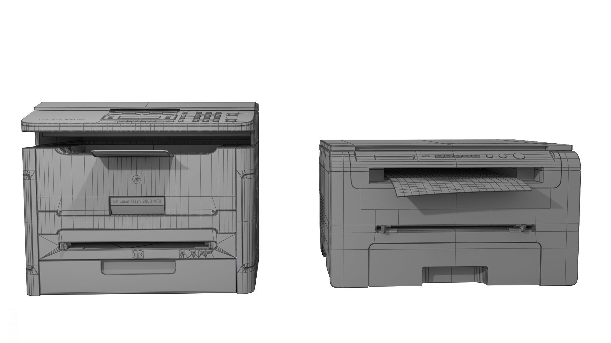 Two Printers 3D model | CGTrader